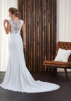 Sexy White Lace Sheath Wedding Dress , Classic Sweetheart Sheath Wedding Dress