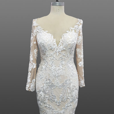 Gorgeous Long Sleeve Ladies Wedding Dresses For Fitted Bridal And Women