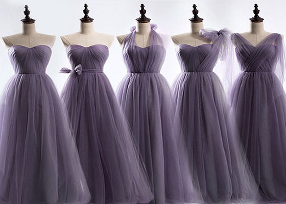 Bright Light Purple Bridesmaid Dresses