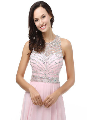 Fashionable Pastel Pink Bridesmaid Dresses , Luxury Long Bridesmaid Dresses