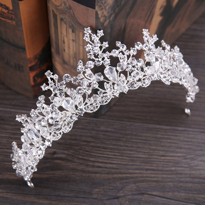 Top grade unique design round bridal pageant crowns and tiaras