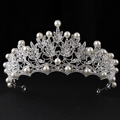 Luxury Princess Bridal Gown Accessories Large Pageant Crowns Large Pageant Crowns