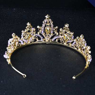 Luxury Princess Bridal Gown Accessories Large Pageant Crowns Large Pageant Crowns