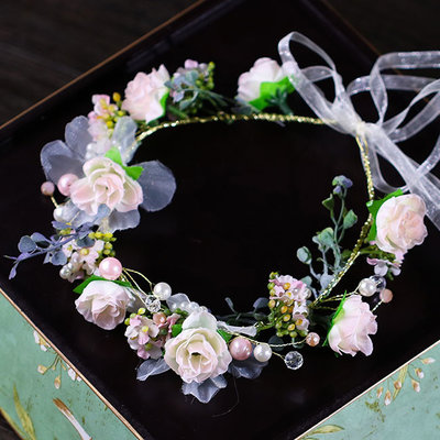 Handmade Fashion Indian Wedding Decoration Flower Garland For Girls