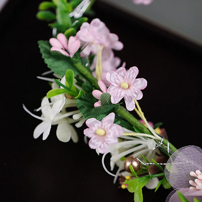 Colorful Flower Headbands Wedding Hair Accessories Girl for Party Fancy Festival Headband