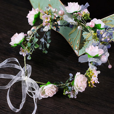 New fashion colorful flower hoop hair accessories fancy style ladies hair accessories for birthday party wedding ceremon