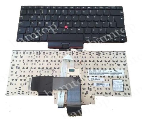Spanish Laptop Keyboard , Laptop Type Keyboard For Lenovo Thinkpad E420