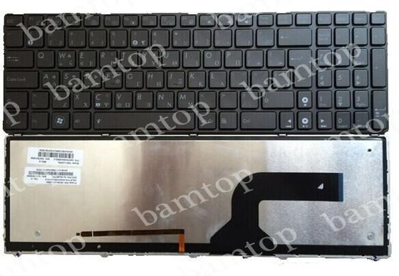 Replacement Frame Backlight Greek Laptop Keyboard For Asus G51 G53JW
