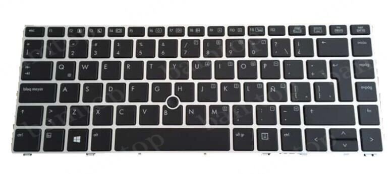 Slim Latin Replacing Laptop Keyboard L / A Version Low Noise Button Tap Design