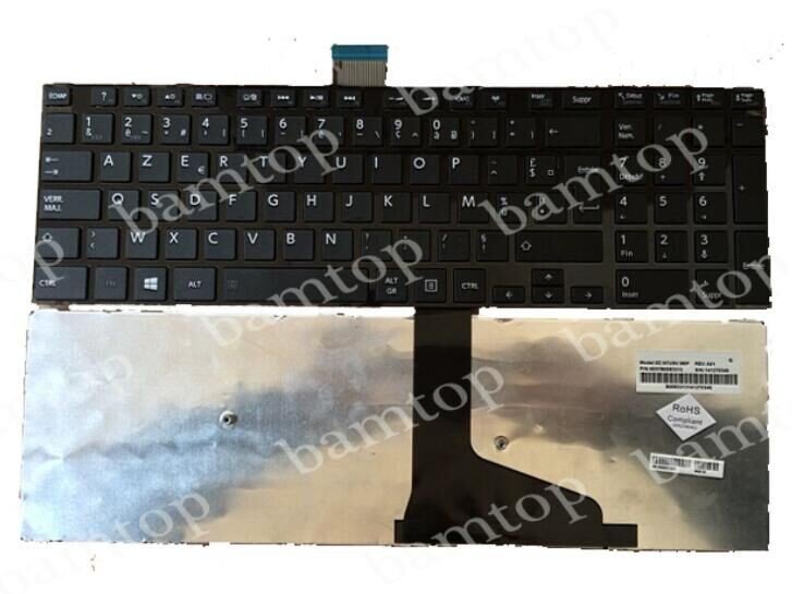 Toshiba Satellite S55 French Laptop Keyboard Durable Environmental Friendly