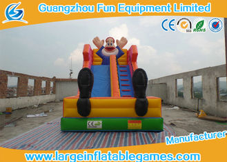 Cartoon Commercial Inflatable Slide For Event / Screamer Inflatable Bounce Slide