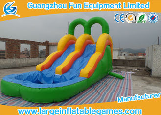 Safety Logo Printing Toddler Inflatable Pool Slide With Climbing Stairs