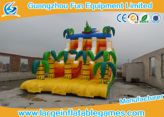 Water Park Commercial Inflatable Slide Virgin Forest Themed With Digital Printing