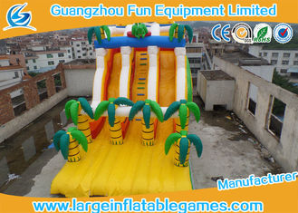 Water Park Commercial Inflatable Slide Virgin Forest Themed With Digital Printing