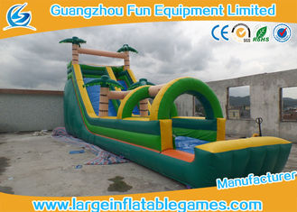 Funny Outdoor Playground Giant Backyard Inflatable Water Slide Double Tripple Stitch