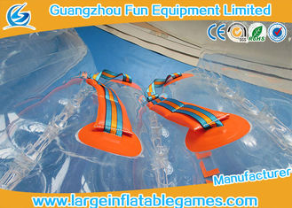 Transparent Inflatable Bubble Ball Soccer Rental With Silk Printing , Great Workmanship