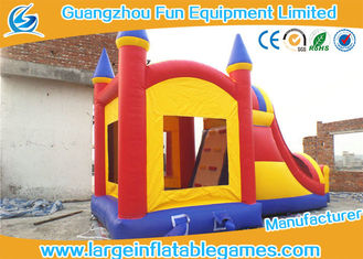 Customized Inflatable Bouncer With Slide , Kids Inflatable Jumping Castles For Rent