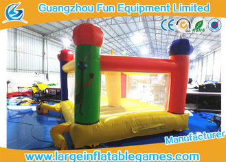 Mini Commercial Inflatable Bouncer With Slide , 0.55mm PVC Material