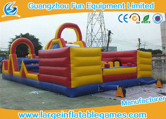 Giant Kids Interactive Inflatable Fun City / Air Blowing Inflatable Amusement Park