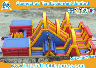 Giant Kids Interactive Inflatable Fun City / Air Blowing Inflatable Amusement Park