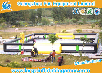 Durable Inflatable Football Pitch Soccer Arena PVC Tarpaulin Material With CE Pump