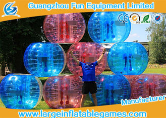 Soft Handle / Safe Belt Inflatable Bumper Ball Transparent SGS CE Certification