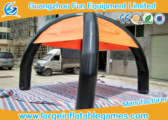 Outside Commercial Dome Inflatable Sunshade Tent With 4 Legs , Customized Design