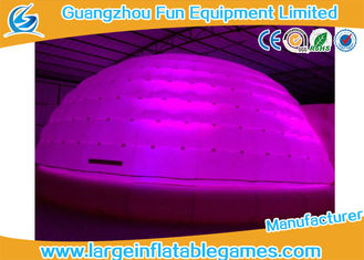 Giant Inflatable Igloo Tent Led Lighting With Oxford Cloth Material