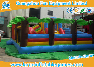 Giant Jungle Large Inflatable Games , Inflatable Bouncer Jumper For Amusement Park