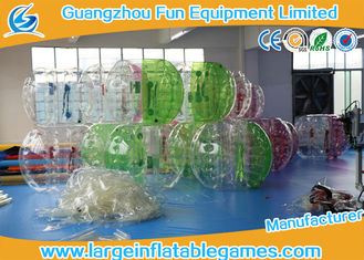 Green Inflatable Bumper Knocker Ball For Football Field / Safety Leisure Centre