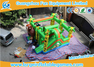 Jungle Safari Inflatable Bouncy Castle JB Games 0.55mm PVC Material