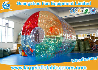 Rueda inflable inflable del hámster de la bola de rodillo del agua del PVC para la piscina de agua