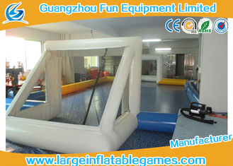 Air tighted inflatable football pitch ,  Volleyball Court With Digital Printing