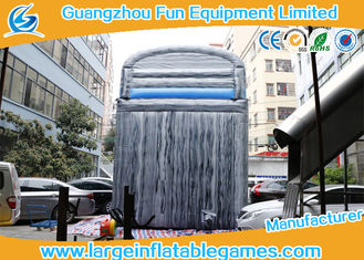 Iridescence Gray Commercial Inflatable Water Slide / Dry Slide 10*4*6m Dimensions