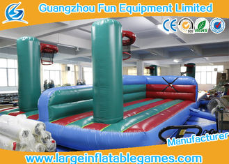 Indoor Inflatable Sport Games , PVC Tarpaulin Infltabale Basketball Bungee