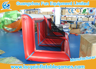 Air Sealed Inflatable Football Pitch Logo Printed / Inflatable Soccer Goal