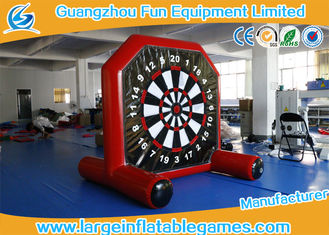 Plato material Inflatable Sport Games / Inflatable Foot Darts For Kids