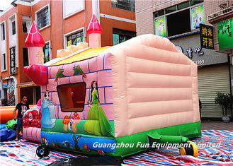Princesa inflable divertida comercial Bouncy Castle With Slide para los juguetes de los niños
