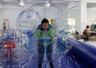Giant Human Football / Soccer Inflatable Bubble Ball TPU / PVC Material
