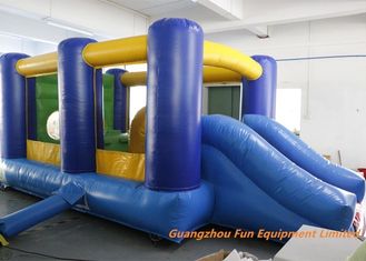 Small Inflatable Bounce House With Slide / Air Jumper Inflatable Bouncer