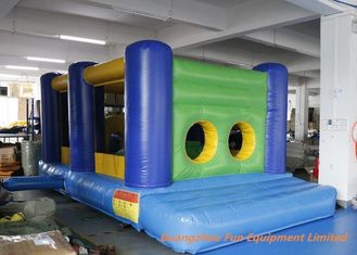 Small Inflatable Bounce House With Slide / Air Jumper Inflatable Bouncer