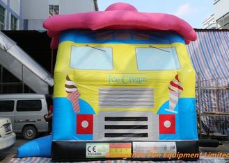 Ice Cream Truck Inflatable Bouncy Castle Durable And Safety EN14960 ROSH