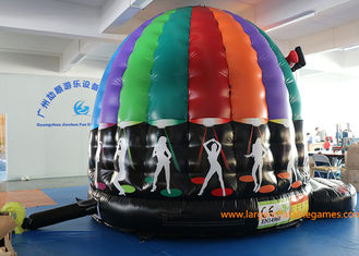 4mH 5m Dia Musical Inflatable Air Bouncer / Inflatable Dome Disco Jumping Area