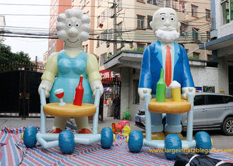Exhibición de personajes de dibujos animados inflable comercial con la impresión del logotipo/Sarah inflable