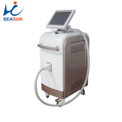 Painless full body laser hair removal machine 808nm with white and rose