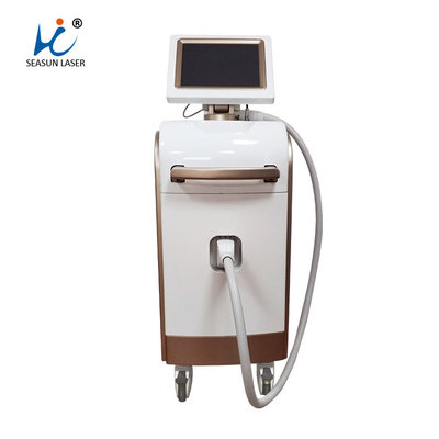 White / Grey Permanent Laser Hair Removal Machine For Skin Rejuvenation