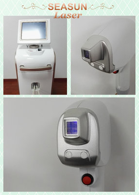Pigment Removal Diode Laser Device Triple Wavelength With Cooling Water System
