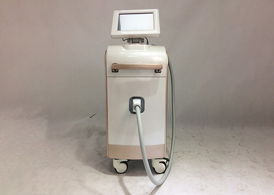 White / Brown Permanent Laser Hair Removal Machine With Radiator Cooling Water System