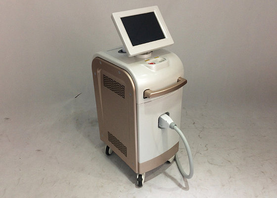 White / Brown Permanent Laser Hair Removal Machine With Radiator Cooling Water System