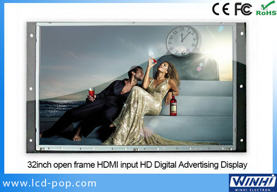 32 inch open frame HDMI input LED TVS HD Digital Advertising LCD Monitor LED Display Screen